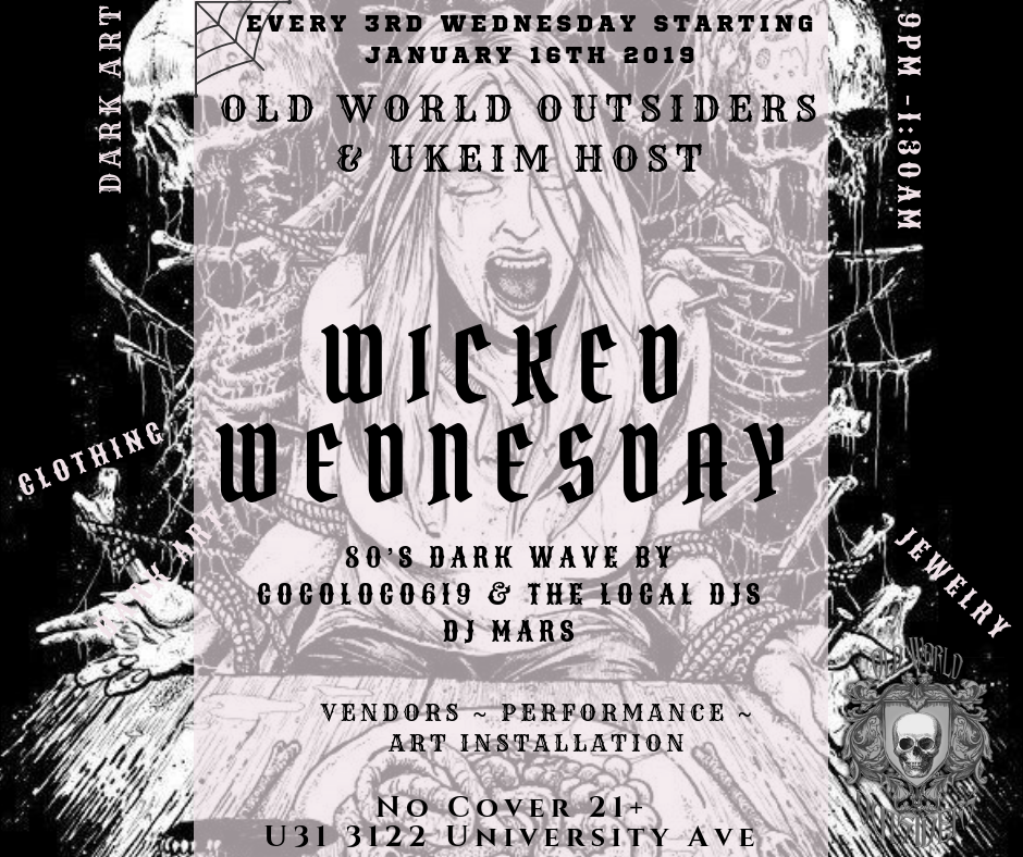 Wicked Wednesday - Wednesday, March 20, 2019, 9:30 p.m. | San Diego Reader