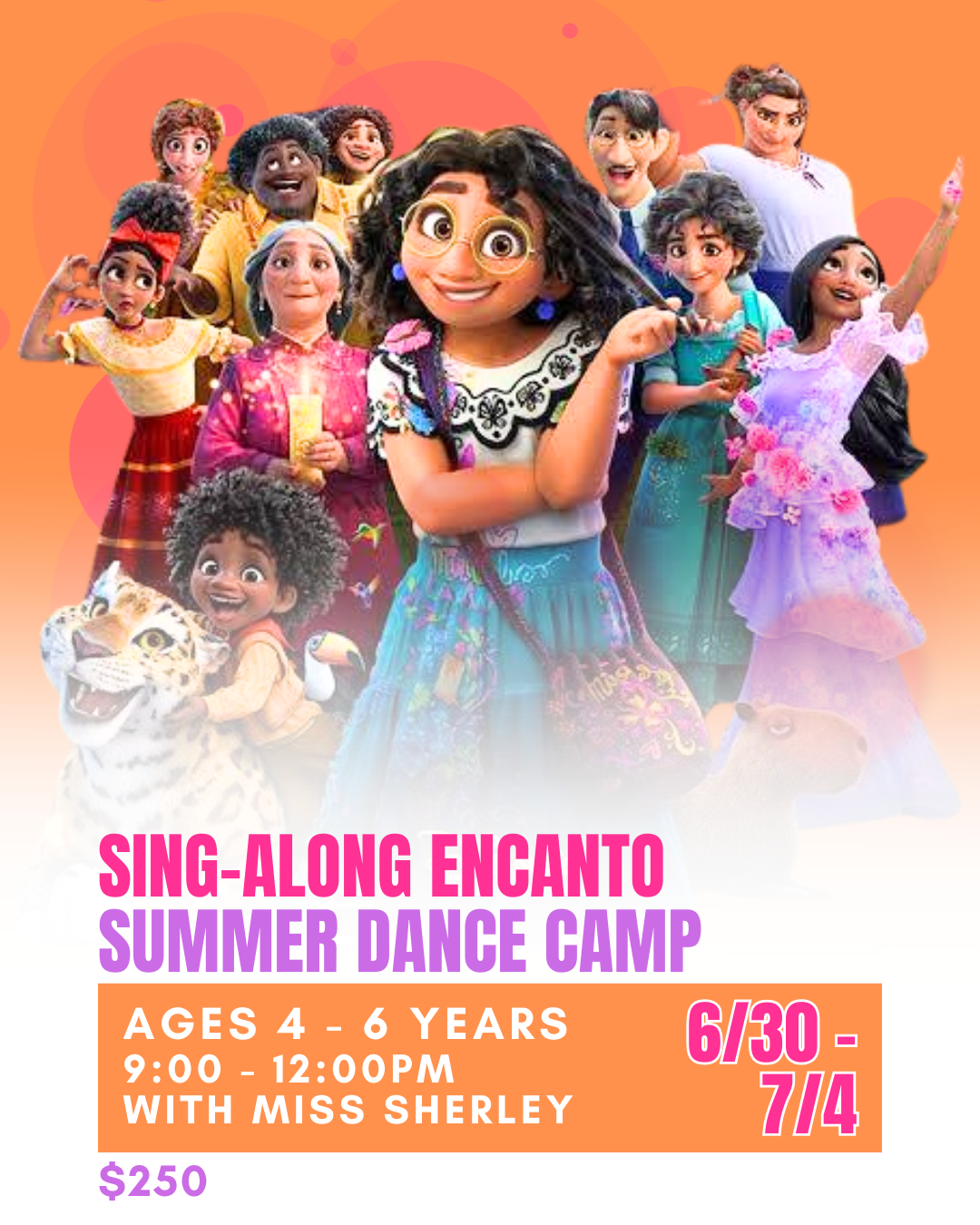 Encanto Sing-Along Summer Dance Camp - Monday, June 30, 2025, 9 a.m. to ...