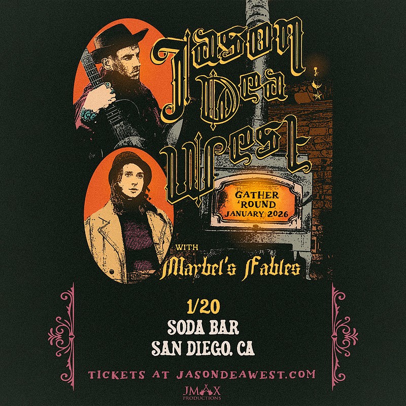 Jason Dea West - Tuesday, January 20, 2026, 7:30 p.m. | San Diego Reader