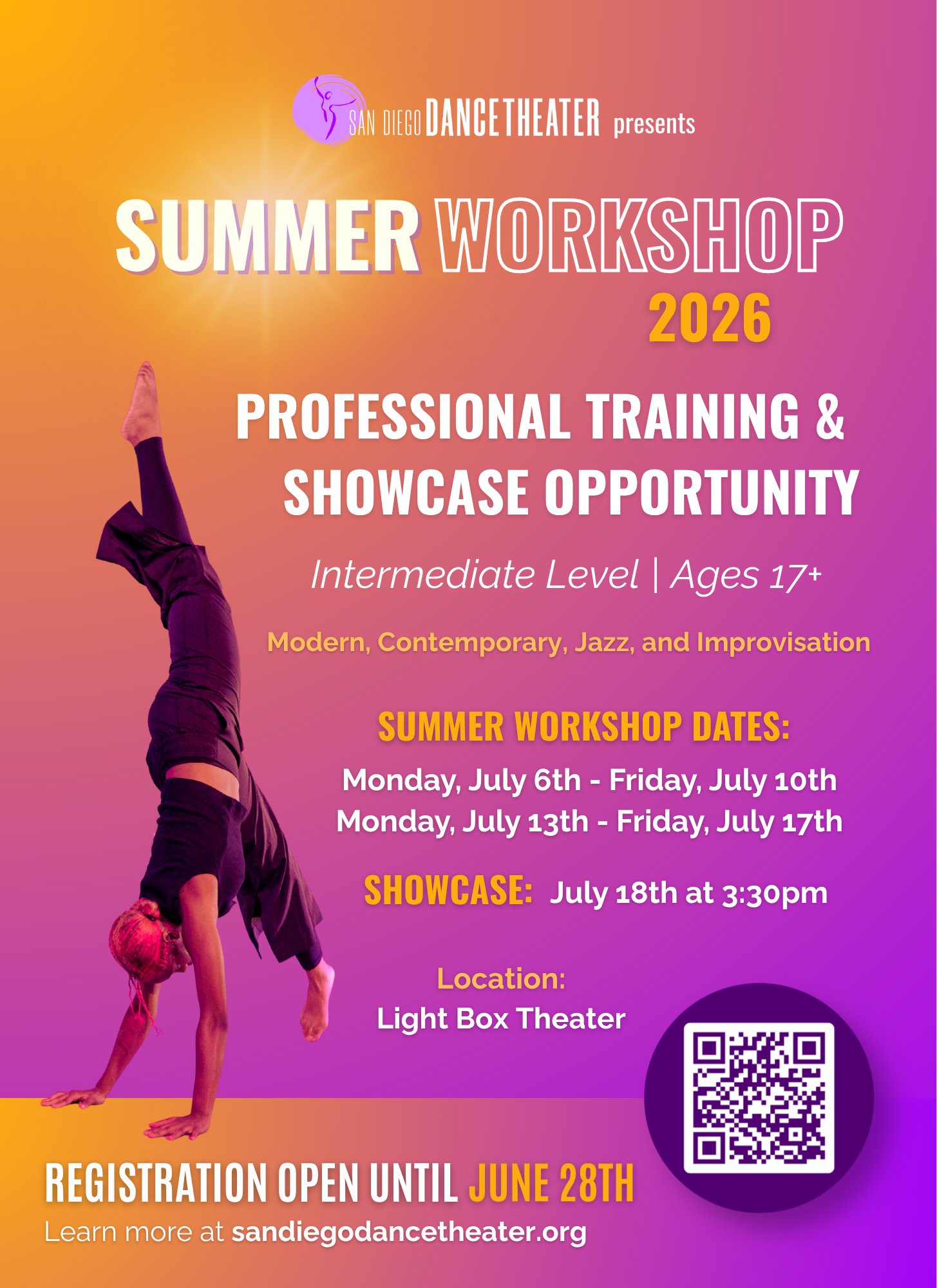 Summer Workshop - Wednesday, July 8, 2026, 10 a.m. to 5 p.m. | San ...