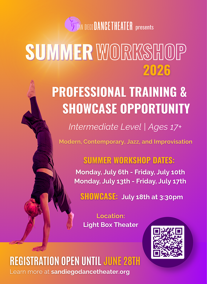 Summer Workshop - Monday, July 6, 2026, 10 a.m. to 5 p.m. | San Diego ...