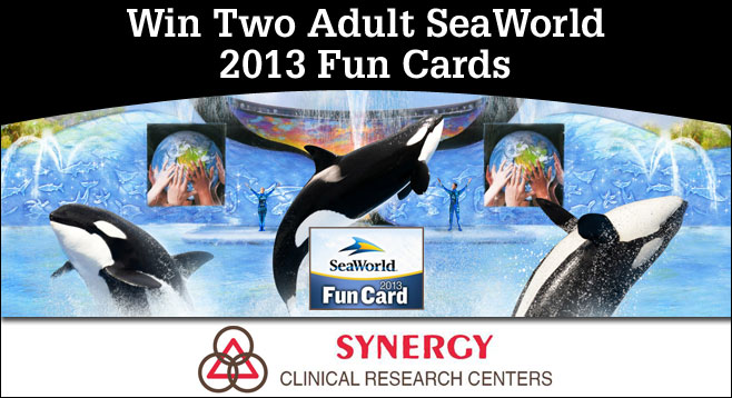 Win 2 Adult SeaWorld 2013 Fun Cards | San Diego Reader