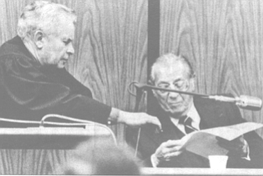 Photo: Moe Dalitz during trial. Penthouse stated that at La Costa’s ...