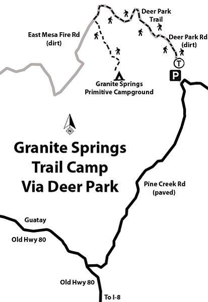 Don't disturb the horses — Granite Springs Trail Camp | San Diego Reader