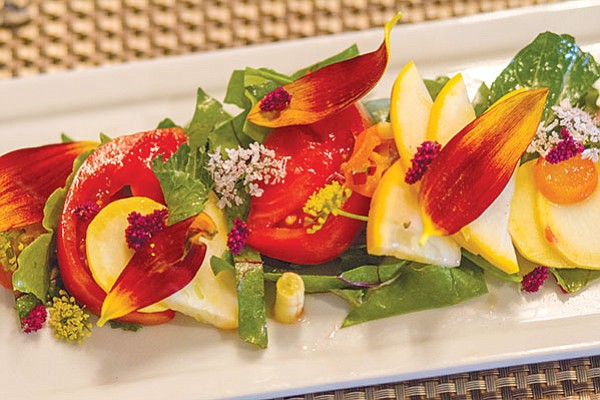 Photo: This Terra American Bistro salad was made using Two Forks Farm ...