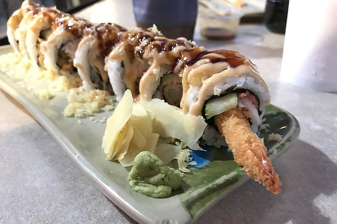 Photo: Crunchy sushi - Shrimp, krab, crumbs, crunchiness. For $6.95 ...