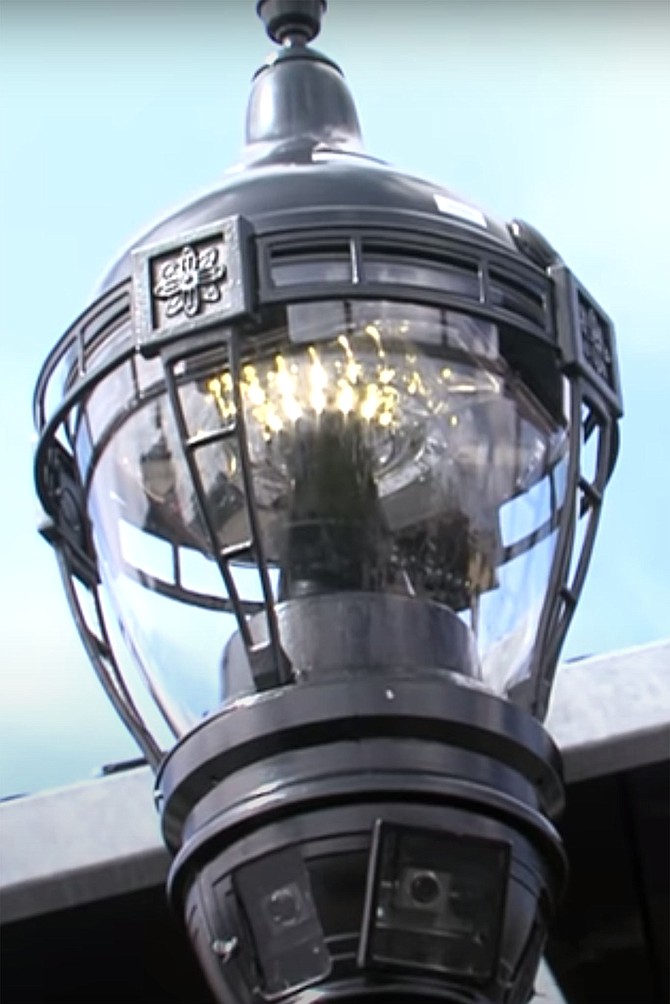 Photo: Men loved darkness rather than smart streetlights, because their ...