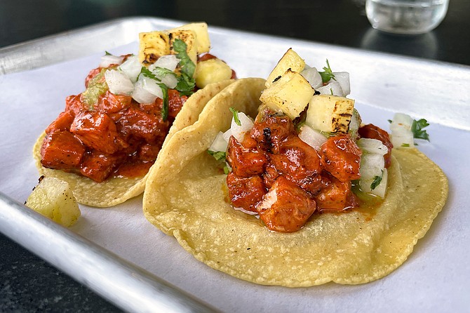 Photo: Salmon al pastor tacos | San Diego Reader