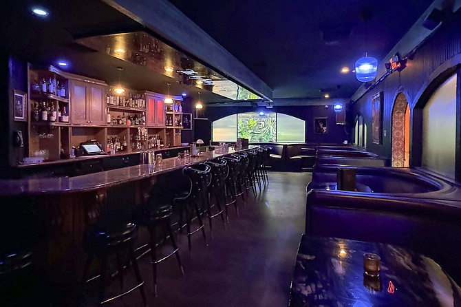 Photo: A dedicated cocktail bar, kept dark even during the day | San ...