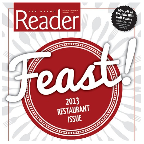 Reader Feast! - Saturday, September 12th, 2015 | San Diego Reader
