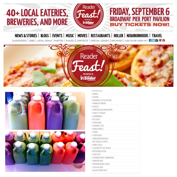 Reader Feast! - Saturday, September 12th, 2015 | San Diego Reader