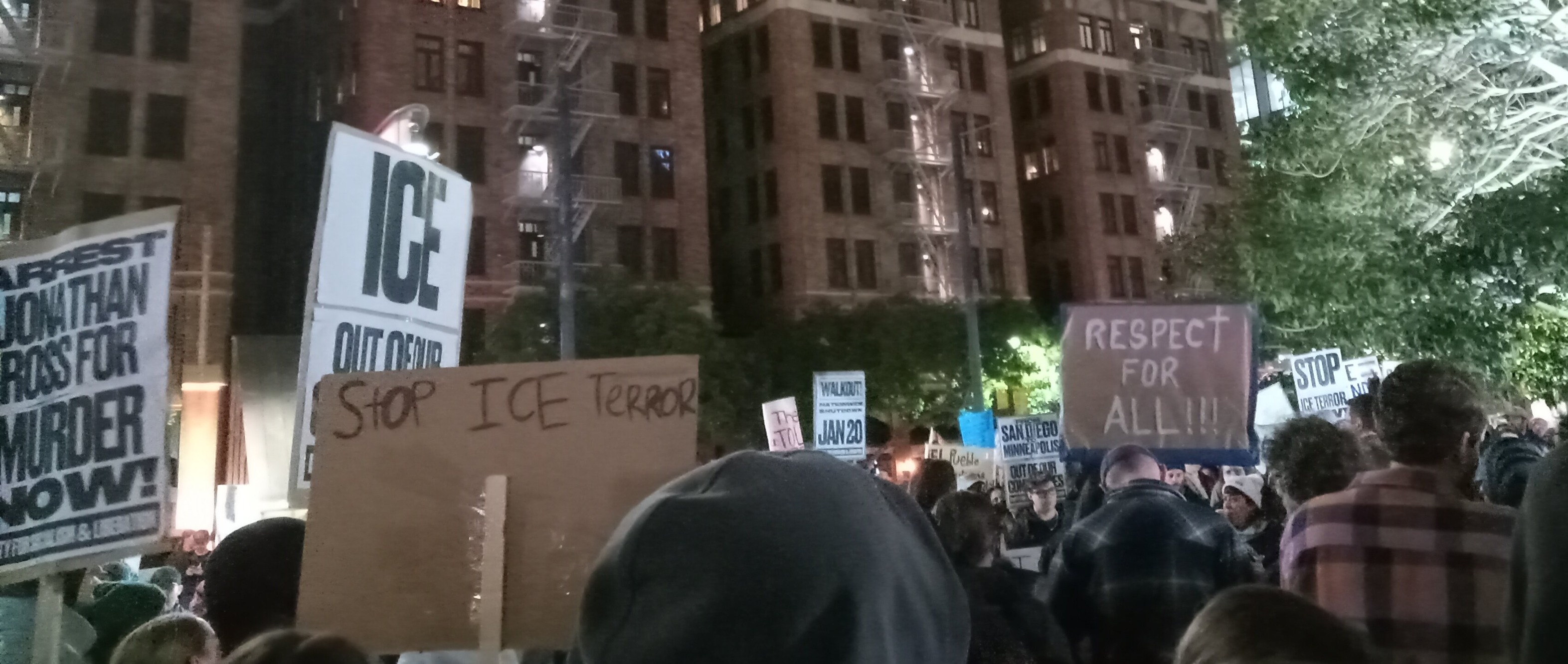 ICE Out For Good protest fills downtown streets | San Diego Reader