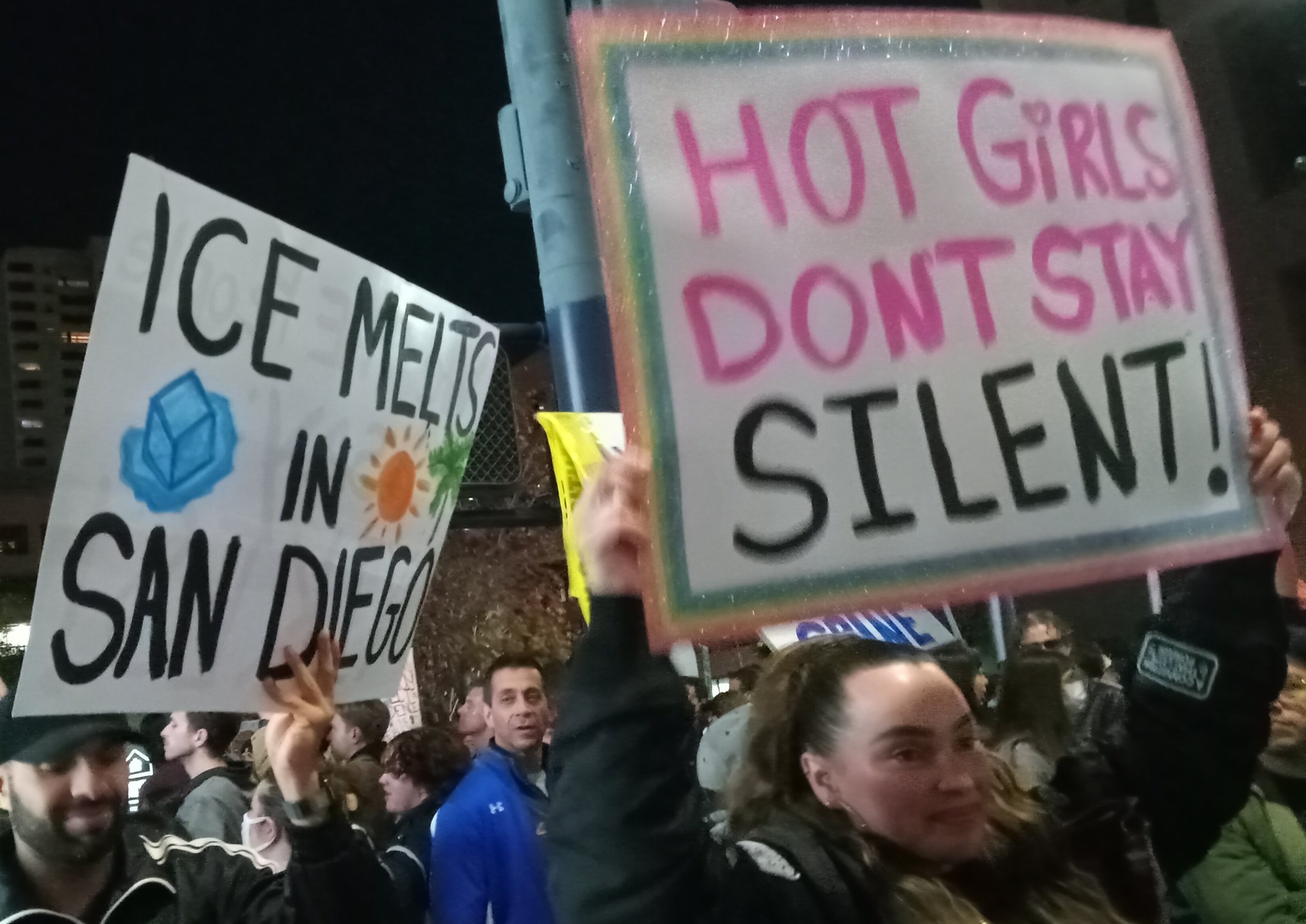 ICE Out For Good protest fills downtown streets | San Diego Reader